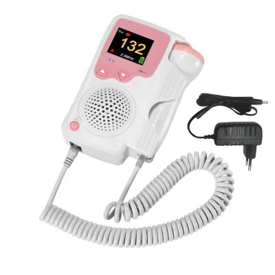 China Rechargeable ABS Doppler Fetal Heartbeat Detector Dual Mode 3.0MHz 50-210bpm for sale