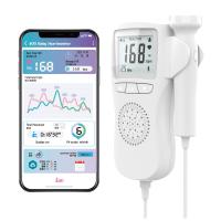 China Medical Ultrasound Fetal Doppler 50-240bpm Heartbeat Detector with Bluetooth for sale