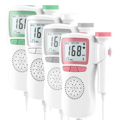 China Medical Ultrasound Fetal Doppler 50-240bpm Heartbeat Detector with Bluetooth for sale