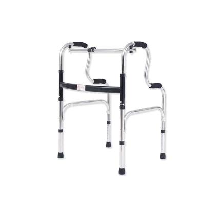 China Stainless Steel Walking Rollator for Elderly Adults Height Adjustable 72-82cm 150kg Capacity for sale