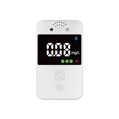 China ABS Non Contact Bluetooth Alcohol Tester 0.00-0.95mg/L Portable Breathalyzer Machine for sale