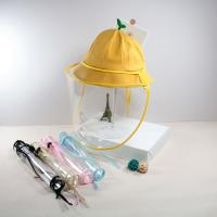 China Detachable Plastic Face Shield 0.3mm Anti Fog Kids Adult Protective Fisherman Hat for sale
