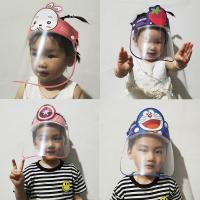 China Anti Droplet Cartoon PET Plastic Face Shield Glasses for Kids 0.31mm Thickness for sale