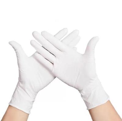 China Powder Free Disposable Nitrile Gloves Hydrochloric Acid Resistance 100pcs per Box for sale