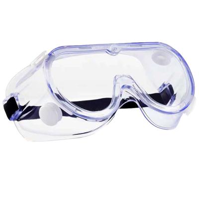 China PVC Medical Isolation Goggles 0.05cm Thick Anti Spray Eye Protection for sale