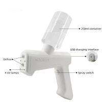 China Double Head Disinfectant Mist Gun 250ml USB Charging 1500mAh Sanitation Spray Gun for sale
