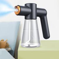 China 730ml Electric Disinfectant Spray Gun 10W Blue Light Sanitizer Handheld Nano Atomization for sale