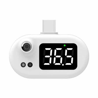 China Portable Mini USB Smart Thermometer 1-10cm Non-Contact Forehead Thermometer DC5V for sale