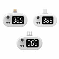 China Portable Mini USB Smart Thermometer 1-10cm Non-Contact Forehead Thermometer DC5V for sale