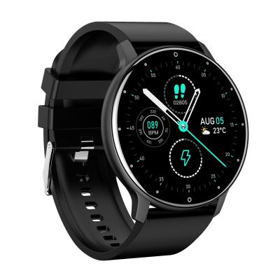 China Touch Screen Heart Rate Blood Oxygen Smart Watch 200mAh 1.28 Inch Health Monitor for sale