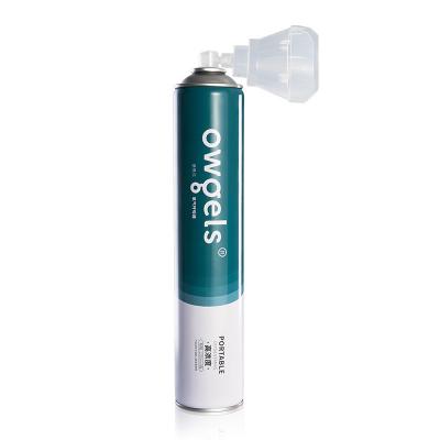 China 1000ml Portable Medical Oxygen Inhaler Bottle 99.6% Pure Oxygen for Pregnant Women High Altitude for sale