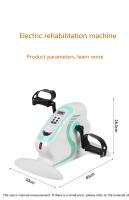 China Electronic Manual Rehabilitation Exercise Bike Hand Foot Training Machine 30x49x29cm LED Display for sale