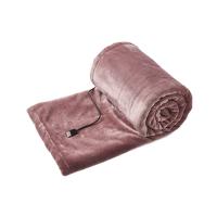 China 45-55°C Electric Heated Throw Blanket Soft Plush Washable USB 3 Temperature Levels for sale