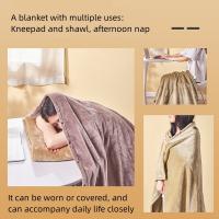 China 45-55°C Electric Heated Throw Blanket Soft Plush Washable USB 3 Temperature Levels for sale
