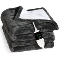 China 6 Levels Washable Electric Heating Pad Flannel Blanket 130x150cm 150W for sale