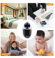 China Mini PTC Ceramic Fan Heater 40W USB Powered Portable Desktop Warm Air Blower with 6 Temperature Levels for sale