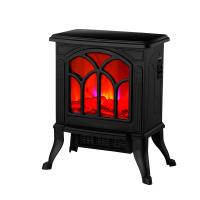 China 2 Temperature Adjust Level Electric Fireplace Heater Indoor LED Decorative Flame for sale
