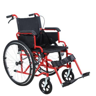 China Removable Anti Slip Wheelchair for Kids Adults 100kg Capacity 24 Inch Rear Wheel for sale