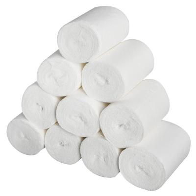 China Medical Gauze Bandage Roll 4.8cm x 6m Cotton Wound Dressing Binding Fixed Collapse Pressure for sale