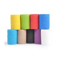 China Non Woven Medical Bandage 15x4.5cm Self Adhesive Elastic Breathable Fixation Roll for sale