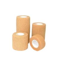 China Non Woven Medical Bandage 15x4.5cm Self Adhesive Elastic Breathable Fixation Roll for sale