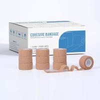 China Non Woven Medical Bandage 15x4.5cm Self Adhesive Elastic Breathable Fixation Roll for sale