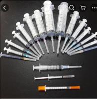 China PVC Disposable Sterile Syringe 3ml 5ml for Medical and Industrial Use for sale