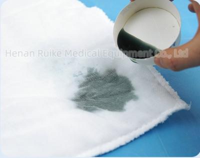 China White Disposable Medical Cotton Pad 10x20cm 3 Layer Vacuum Packed Wound Care for sale