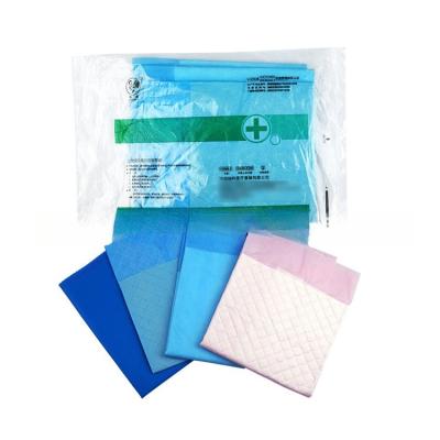 China Disposable Film Covered Single Gynecological Examination Pad Medical Care Pad 60x80cm Non Woven for sale