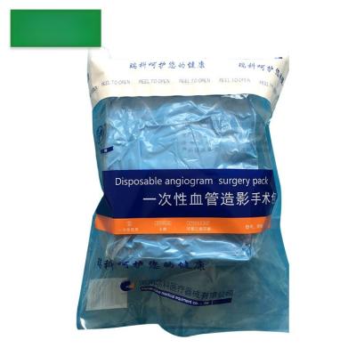China Disposable Angiography Kit PVC Blue Surgical Kit for Hospital Use for sale