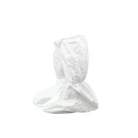 China Disposable High Cylinder Protective Shoe Cover Non Woven Breathable Film Elastic Dust Proof 40cm Height for sale