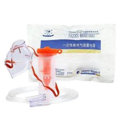 China A1 A2 Type PVC Disposable Airflow Atomier For Adults Children Nebulization for sale