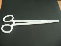 China 12.5cm Disposable Medical Plastic Tweezers Pointed ABS Large Size 1000pcs for sale