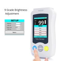 China Professional Handheld Pulse Oximeter 1.5V Battery Powered SPO2 Monitor with 2.4inch TFT Screen for sale