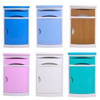 China ABS Medical Bedside Cabinet 480x480x780mm Hospital Bedside Locker with Drawer and Cupboard for sale