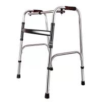 China Stainless Steel Walking Rollator for Elderly Adults Height Adjustable 72-82cm 150kg Capacity for sale