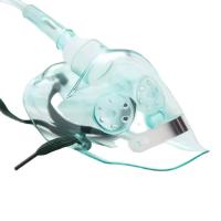 China Medical Grade PVC Oxygen Mask with Tracheostomy for Adult Kids S M L XL for sale