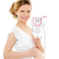 China Medical Class II Ultrasonic Doppler Fetal Heartbeat Detector 2.5MHz Pocket Fetal Monitor for sale