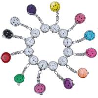 China OEM Smile Silicone Nurse Watch Cute Quartz Watch 90mm Heat Resistant for sale
