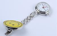 China OEM Smile Silicone Nurse Watch Cute Quartz Watch 90mm Heat Resistant for sale