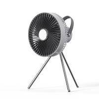 China Intelligent Timing Remote Control Multifunctional Tripod Camping Fan with 10000mAh Battery 3.7V for sale