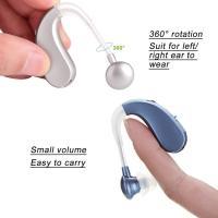 China Rechargeable USB Hearing Aid Sound Amplifier 5V 10W Digital Ear Mounted Device for sale