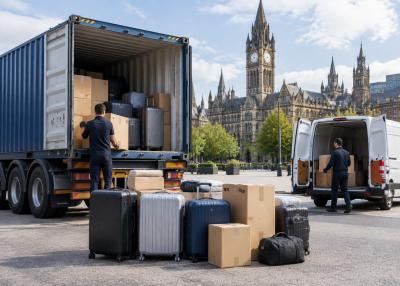 China China UK Manchester University Student Luggage Shipping Study Abroad Personal Effects Door-to-Door Service for sale