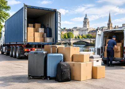 China China UK Nottingham University Student Luggage Shipping Study Abroad Personal Effects Door-to-Door Service for sale