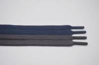 China 1cm Multicolor Hoodie Polyester Flat Drawstring Cord With Plastic Metal Tips for sale