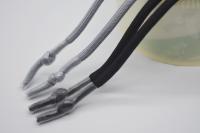 China Custom Polyester Hoodie Laces Drawcord String With Round Clear Aglet Tips for sale