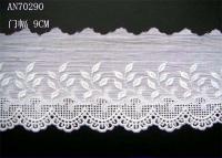 China Cotton Lingerie Lace Fabric / Embroidery Lace Fabric For Garment for sale