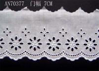 China Cotton Lingerie Lace Fabric / Embroidery Lace Fabric For Garment for sale