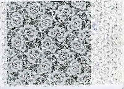China Women Lingerie Lace Fabric / Green Cotton Stretch Lace Fabric for sale