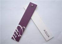 China Printed Cardboard Hang Tags for Clothing Personalized Knitting Labels for sale